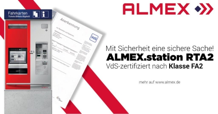 Unser Almex-Ticketautomat - Almex
